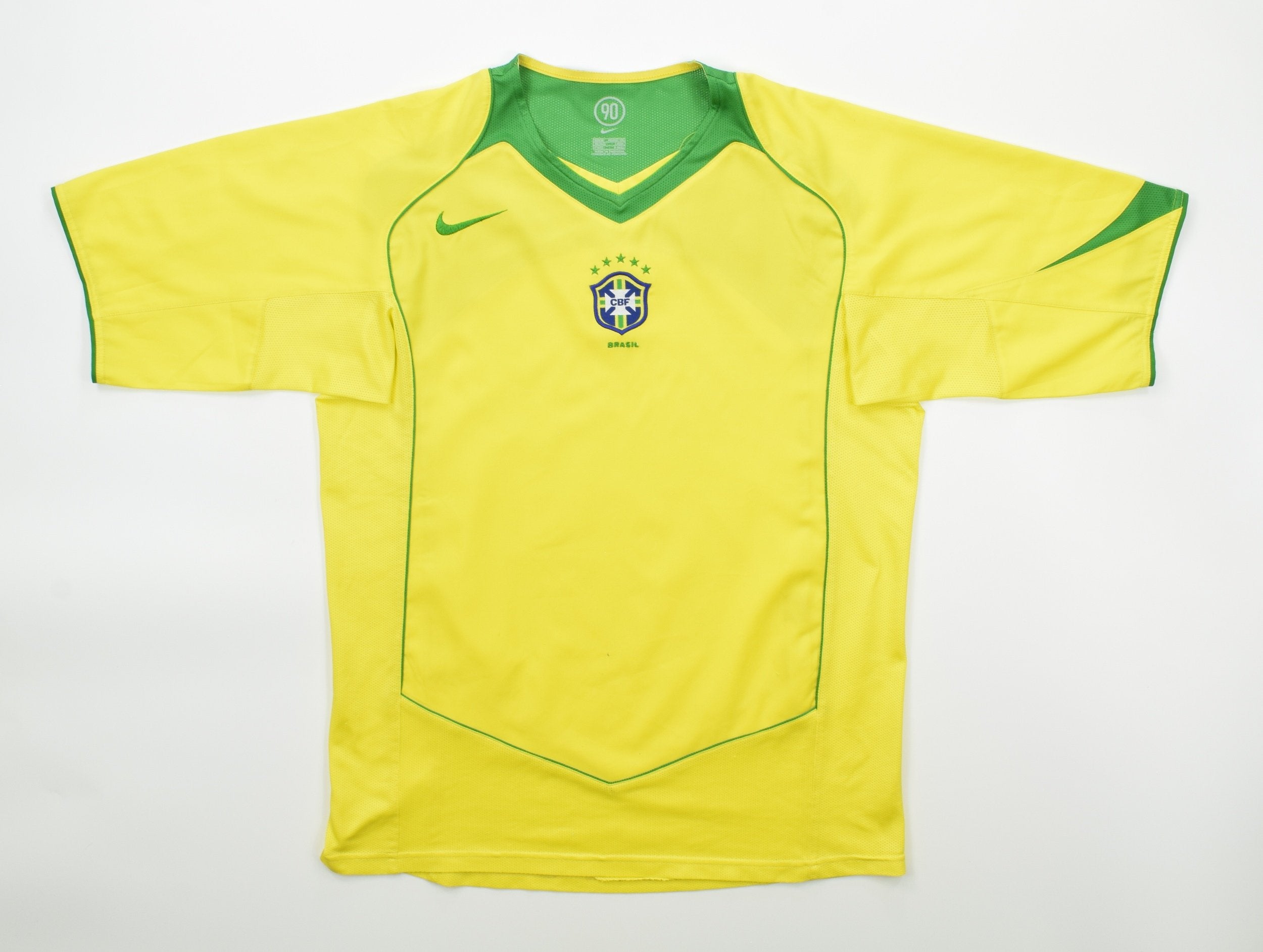 2004 Brazil Home Kit Player Version | Retro Futbol Kits