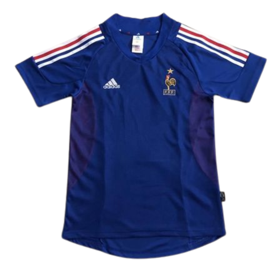 2002 France Home Kit Player Version | Retro Futbol Kits